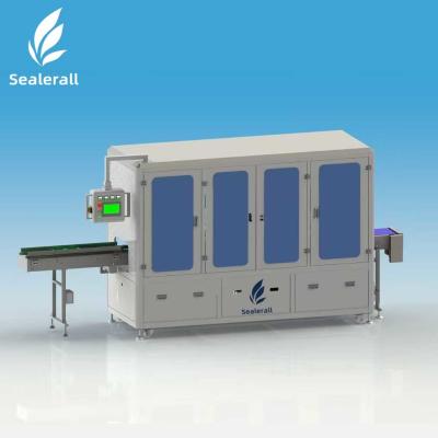 China ISO9001 Stainless Steel MAP Tray Sealing Machine 0.5Mpa-0.6Mpa Pneumatic for sale