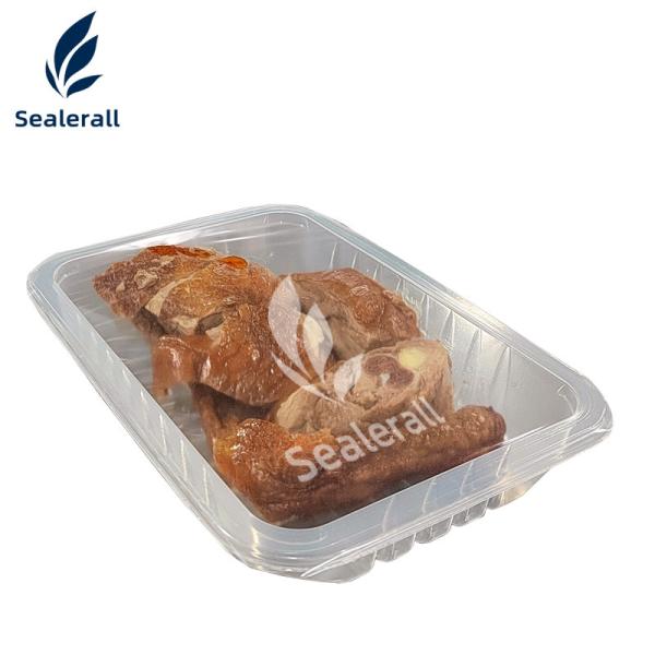Quality Roast Goose MAP Tray Sealer Machine 3.5kW Food Tray Packing Machine for sale