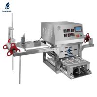 China Fully Automatic Cup Sealing Machine For Plastic Wine Glass Easy Operation for sale