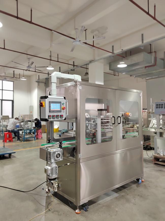 Flexible Jar Sealing Machine operation view