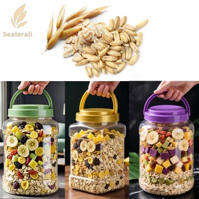 China Oatmeal Barrel MAP Sealing Machine 60 Barrels/Min User Friendly for sale