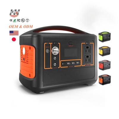 China 2023 Hot Products 220V 600W Type C Phone Charging Station Power Bank Portable Power Station for sale