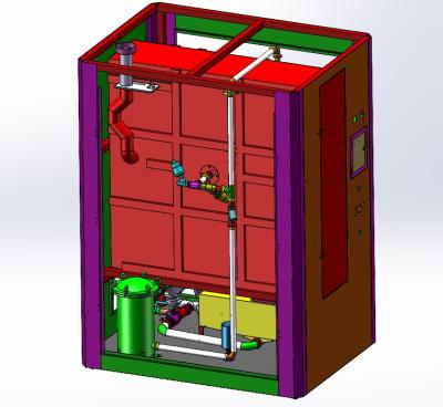 Cina stampini di pulizia del peso 2 della macchina 480kg dello stampino doppio 40L*2 più puliti per la pasta della lega per saldatura e la colla rossa allo stesso tempo in vendita
