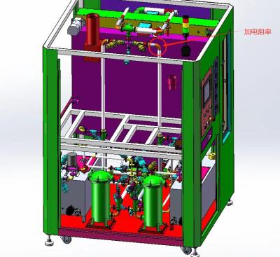 Cina stampini di pulizia del peso 2 della macchina 480kg dello stampino doppio 40L*2 più puliti per la pasta della lega per saldatura e la colla rossa allo stesso tempo in vendita