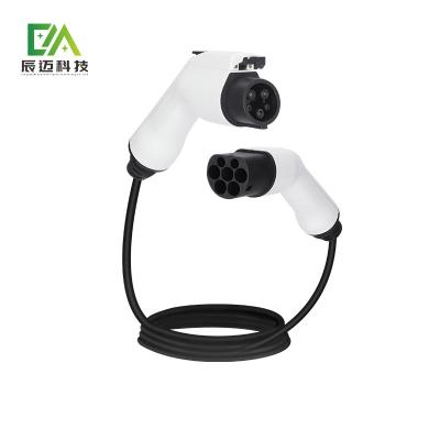 China 32A Three-Phase Adjustable Portable Electric Vehicle Charger CEE Plug 22KW for sale