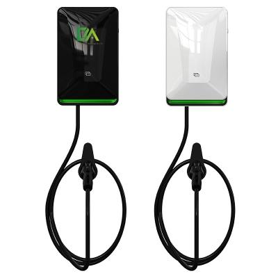 China Smart Home EV Charger 7KW 11kW 22KW Type 1 Type 2 Socket 5m Cable EV Charger Station For Electric Vehicle Charging for sale