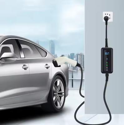 Cina 7KW 32A 1 Caricabatterie elettriche portatili monofase Tipo 1 5M 10m Cavo Caricabatterie per auto elettriche Box di parete Stazione di ricarica auto elettrica CEE Plug in vendita