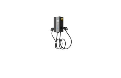 China This7kW wall‑mounted AC EV charger, available with single or dual guns and a 4.3-inch high-brightness touchscreen, features comprehensive safety protection and is ideal for both residential and comm for sale