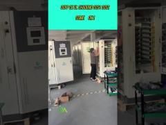 750V 120KW Montado en el piso EV cargador pila con doble armas de aire de enfriamiento