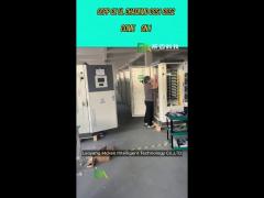 750V 120KW Floor Mounted EV Charger Pile With Double Guns Air Cooling