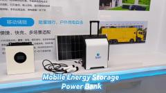 Portable Wheeled EV Charger: 220V Outdoor Energy Storage Solution