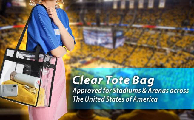 clear tote bag