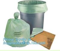 China Biodegradable Compostable Plastic Bag Corn Starch Bag 100 Percent Eco Friendly Disposable for sale