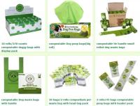 China Compostable Biodegradable Plastic Garbage Bag 100% Compostable for Trash Bin 13 Gallon for sale