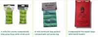 China Compostable Biodegradable Plastic Garbage Bag 100% Compostable for Trash Bin 13 Gallon for sale