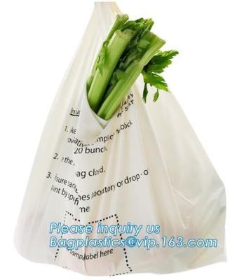 China ECO-friendly high quality compostable towel Packing bags with customized design, t shirt Compostable plastic bag for sale