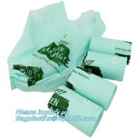 China 100% Biodegradable Compostable Kitchen Garbage Bags 13 Gallon Corn Starch Trash Bags for sale