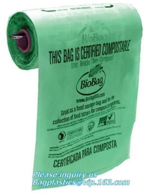 China Compostable biobag cornstarch bags,recycling, Food Waste Kitchen Bag 3 Gallon Compost Bin Liner 25 counts, kitchen caddy for sale
