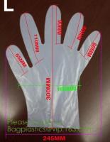 China Biodegradable Compostable Kitchen Disposable Gloves EN13432 BPI ASTM D6400 100% Corn Starch for sale