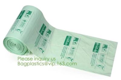 China Bio material Bio plastic eco material eco plastic,Scented Compostable Bio Degradable Garbage Bags With Logo bagplastics for sale