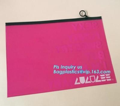 Transparent clear PVC Slider zipper bag plastic bag with zipper, cheap clear pvc pouch good quality with zipper packing