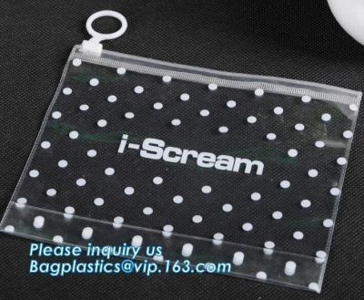China Pvc Pouch good quality with zipper packing bag, matte frosted PVC slider zipper bag plastic bag with zipper/pvc zipper l for sale