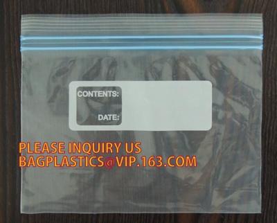 China High Quality Two Track Transparent Vacuum Plastic PE Zipper for package bag, separable plastic open end double track zip for sale