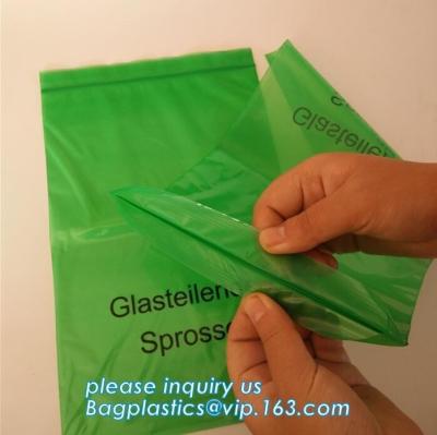 China Grip Self Press Seal Zip Lock Plastic Bags with Red Side, Self Resealable Mini Grip Poly Plastic Clear Bags All Sizes for sale