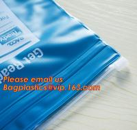 China Custom Printed A5 Plastic Poly File Folder Bag with Zipper Lock 0.2mm Thick for sale