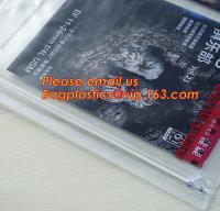 China Custom Printed A5 Plastic Poly File Folder Bag with Zipper Lock 0.2mm Thick for sale
