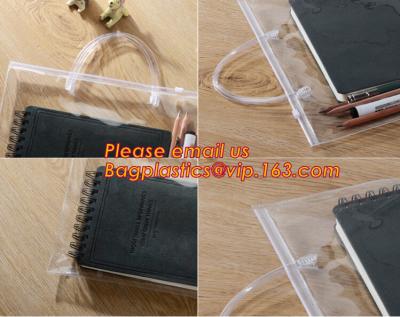 China Simple clear Plastic PVC A4 file bag with zipper, pvc Zip lockk file bag, Custom PP A4 File Bag Document Bag Plastic Zippe for sale