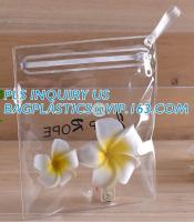 China Eco Friendly Clear PVC Document Bag with Zipper A4 Size Custom File Folder for Receipts for sale