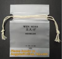 China Biodegradable Cornstarch Drawstring Laundry Bag 30x28cm Custom Logo Eco Friendly Hotel Plastic Bag for sale