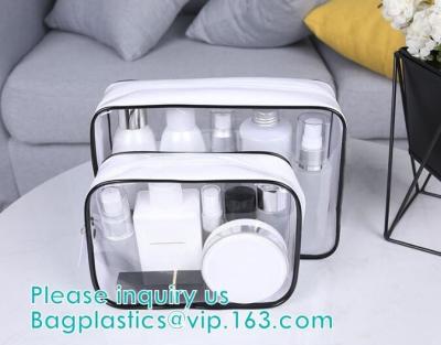 China transparent cylinder zip PVC tube bag with hang hook for storage underwear portable PVC, Tube Cylindrical PVC packing Ba for sale