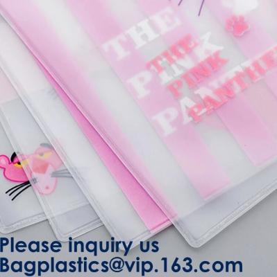 China Transparent Clear Slider Zipper Bag Zip lockk Bag For Stationery,Matte Slider Zipper Top Soft Touch PE Polybags Bag for sale
