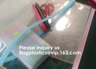 China Travel Zippy Zip Clear File Storage Document Folder Wallets Bag,File Packing Pouch Plastic Zip Top Stationery Packing Ba for sale