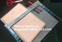 China Customizable A4 PVC Document Bag with Zipper Closure Eco-Friendly File Folder 22x18cm for sale