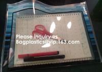 China Customizable A4 PVC Document Bag with Zipper Closure Eco-Friendly File Folder 22x18cm for sale