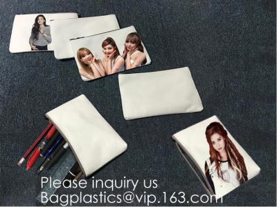 China Canvas Pencil Bag Factory Student Creative Canvas Stationery Bag Korean Version Girls'Large Capacity Multilayer Pencil B for sale