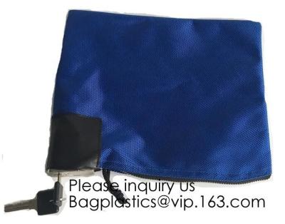 China Locking Security Money Bag, Cash Bag,Bank Bag Canvas Keyed Security,Money Bag with Key Lock Keyed Security, security bag for sale