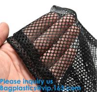 China Durable Nylon Mesh Bag with Drawstring Closure 100g Reusable Shopping Bag for sale