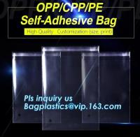 China Biodegradable CPP PET Plastic Garment Bags for Clothing Packaging 20x30 cm for sale