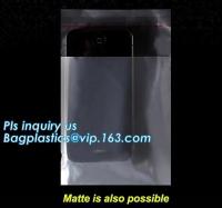 China Biodegradable CPP PET Plastic Garment Bags for Clothing Packaging 20x30 cm for sale