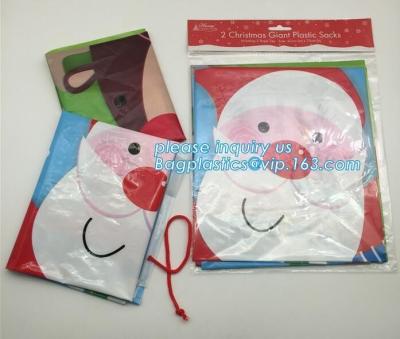 China LDPE Plastic Christmas House Giant Poly Sack For Gift Bike Bag Cheap Price Christmas Decoration Santa Bag bagplastics ba for sale
