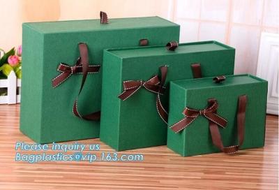 China custom luxury matte black flip top box cardboard paper gift box with ribbon blister for red wine packaging box bagease for sale