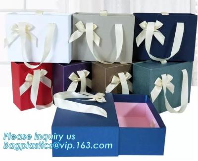 China custom luxury matte black flip top box cardboard paper gift box with ribbon blister for red wine packaging box bagease for sale