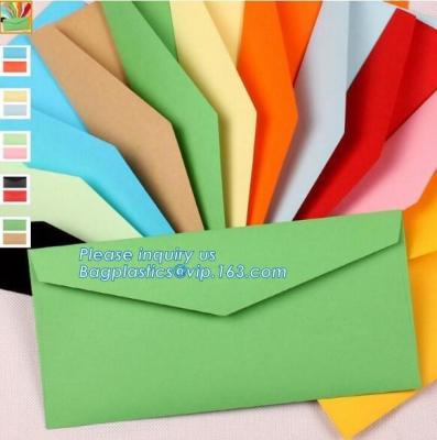 China Wholesale recycle printing colorful gift custom kraft paper envelope packaging,OEM customized mini handmade offset print for sale