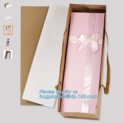 China Unique flat bottom color high class paper carrier die cut handle paper flower bag,kraft flower paper bag customized flow for sale