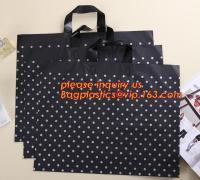 China Biodegradable Soft Loop Die Cut Handle Plastic Carrier Bag 100% Compostable 20x30cm for sale