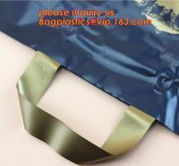 China Eco Friendly LDPE HDPE Plastic Soft Loop Handle Bag Custom Size 30x40cm for sale